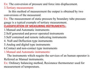Introduction to measurements systems | PPTX
