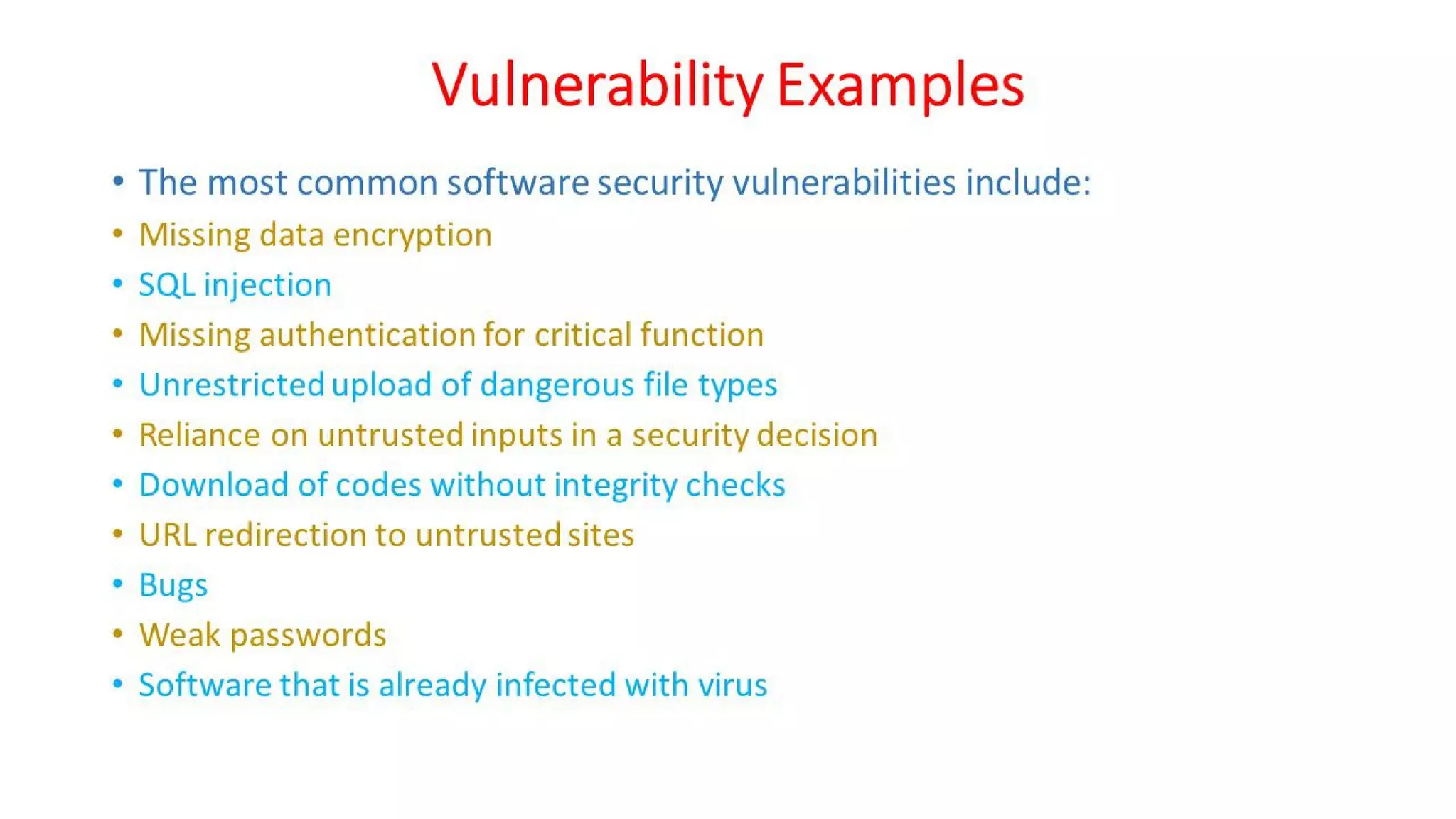 Cyber Security - Unit - 1 - Systems Vulnerability Scanning Overview of Vulnerability Scanning | PDF