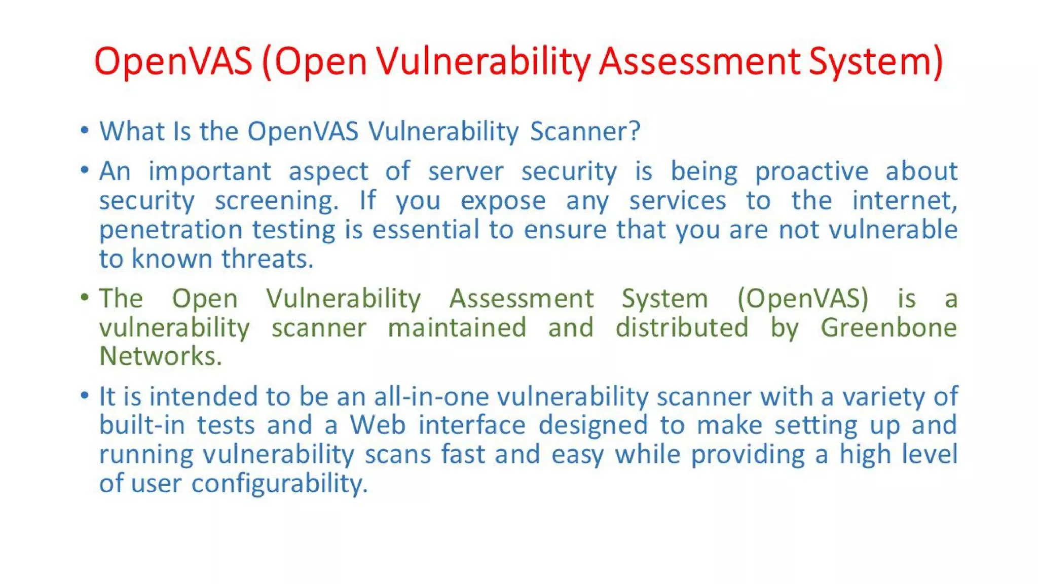Cyber Security - Unit - 1 - Systems Vulnerability Scanning Overview of Vulnerability Scanning | PDF