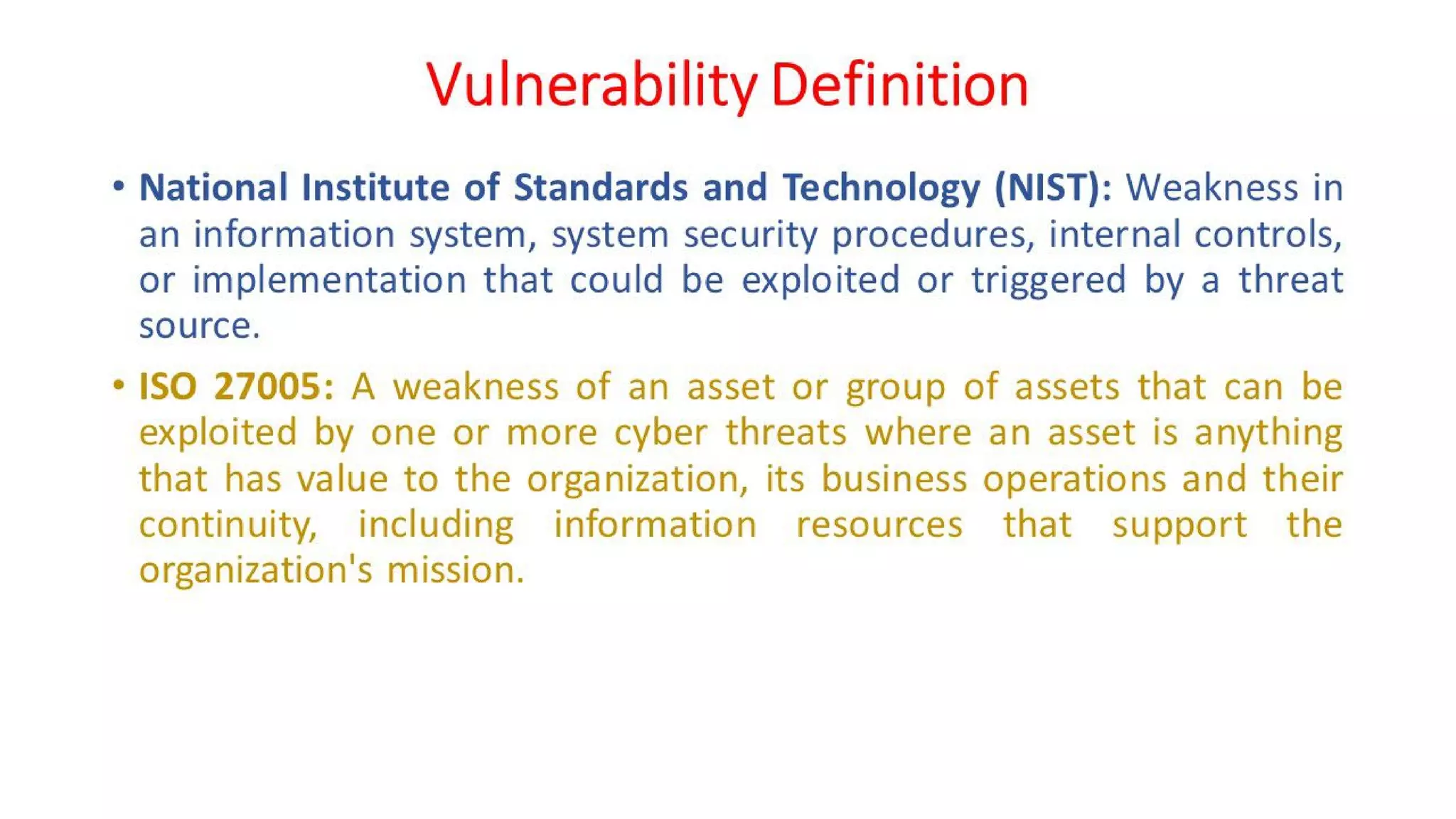 Cyber Security - Unit - 1 - Systems Vulnerability Scanning Overview of Vulnerability Scanning | PDF