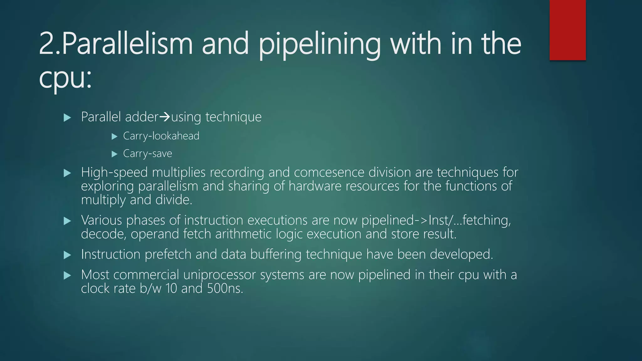 Advanced Computer Architecture Pptx Computing Technology And Computing