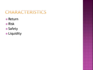 Unit 1 investment analysis | PPT | Business Accounting & Finance | Business