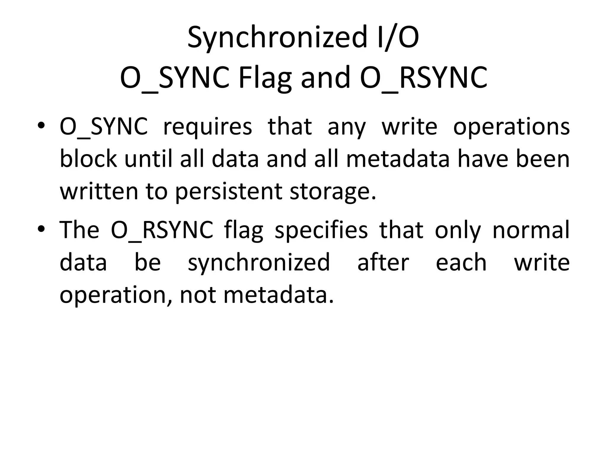 Linux System Programming File Io Ppt
