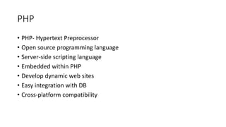 Basics of PHP | PPT