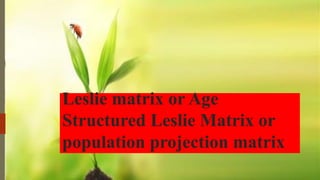 Characterization of Distribution of insects- Indices of Dispersion ...