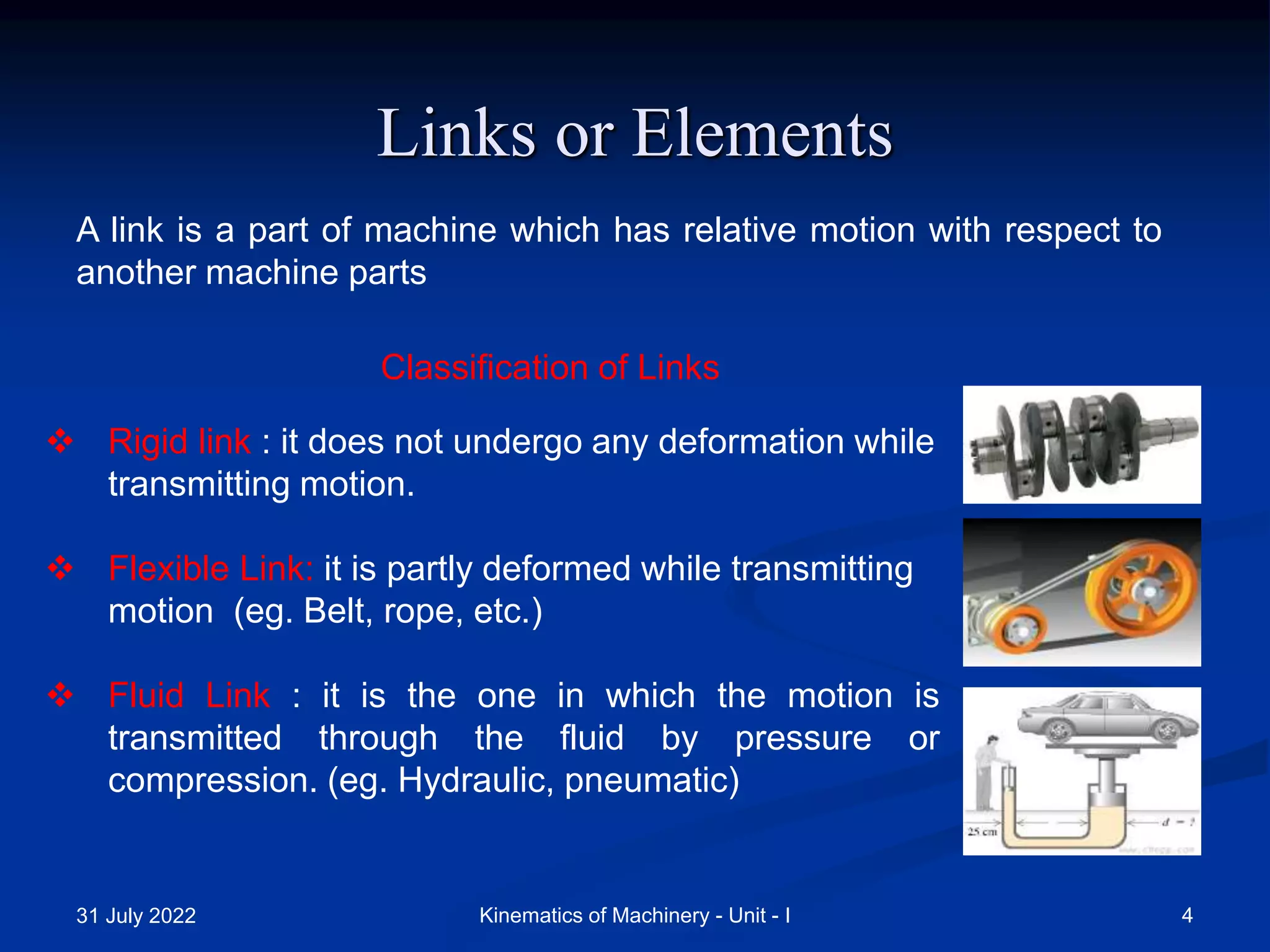 4 bar mechanism and its inversions | PPT