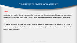 INTRODUCTION TO CRYPTOGRAPHY & SECURITY | PDF