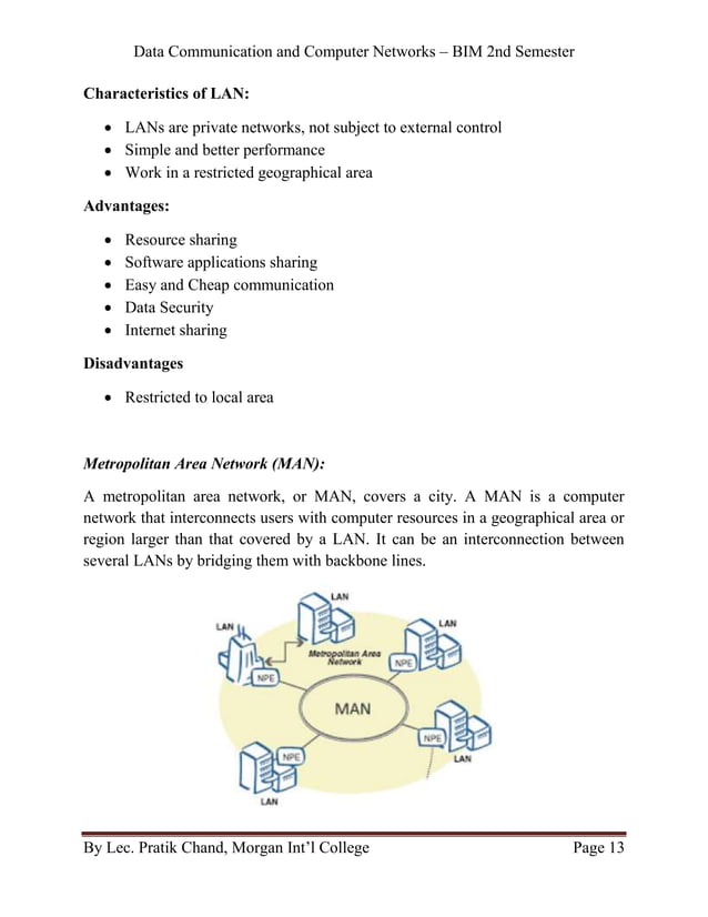 Unit-1.docx | Computer Networking | Computing