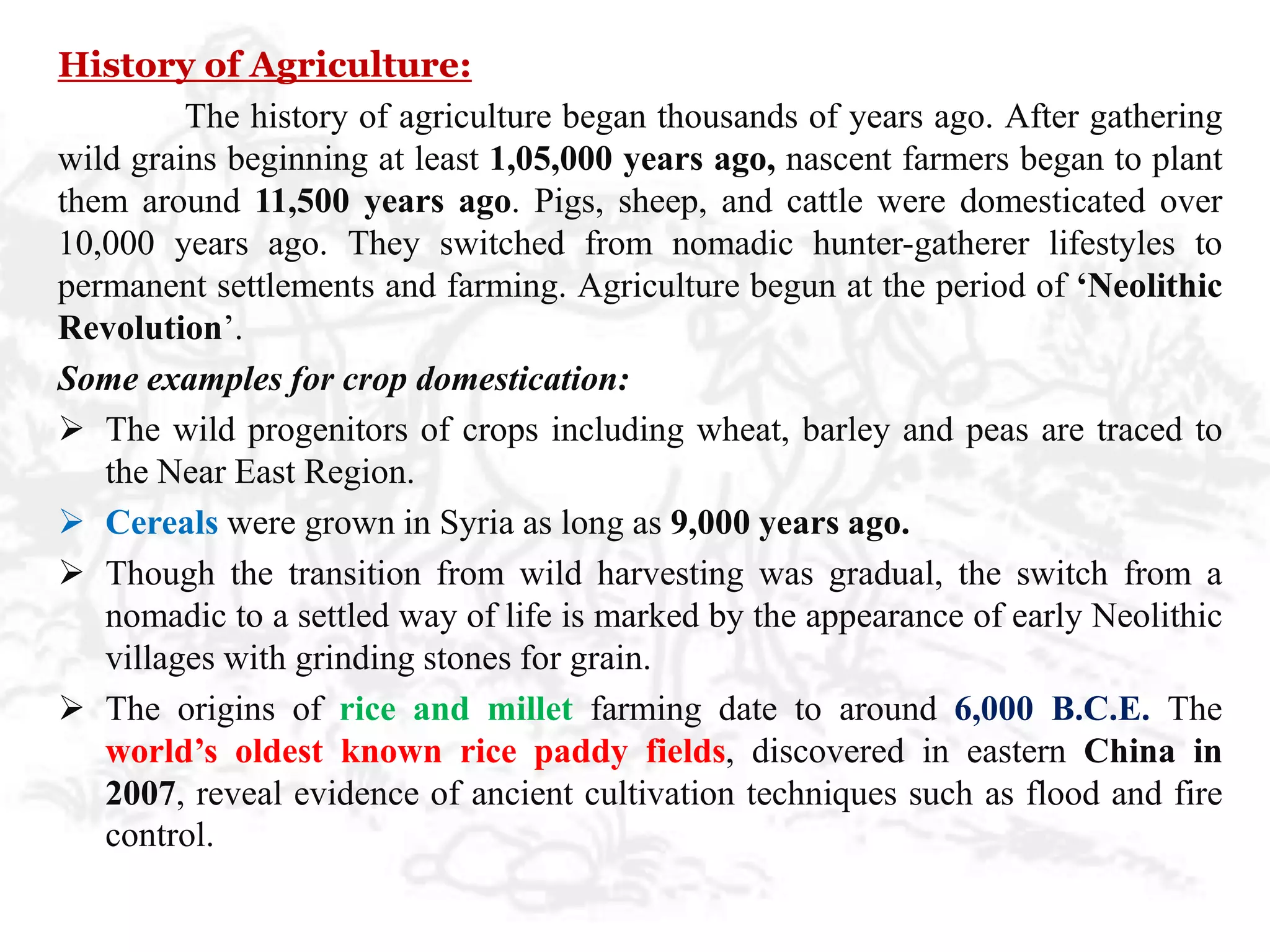 INTRODUCTION TO AGRICULTURE | PPTX