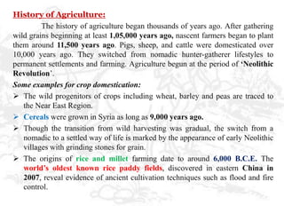 INTRODUCTION TO AGRICULTURE | PPTX