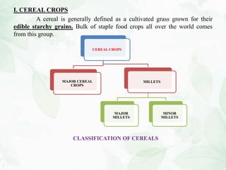 CLASSIFICATION OF FIELD CROPS | PPTX