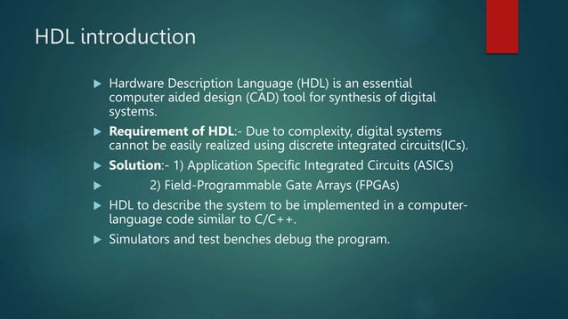 vlsi introduction to hdl and its typesunit-1.pptx