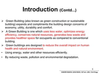 Green building importance and case study | PPT