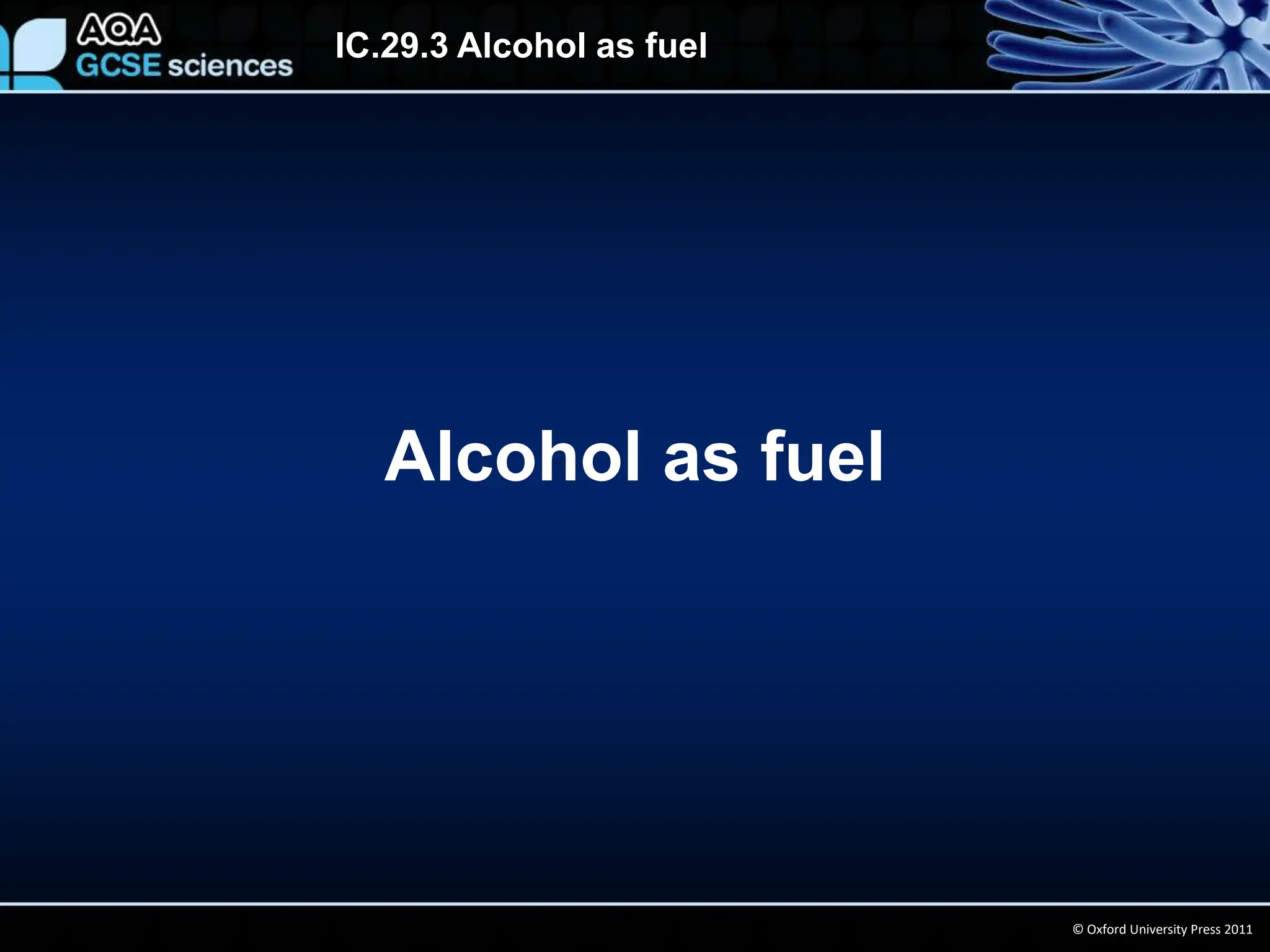 Alcohol as fuel-Properties of alcohols as fuels.ppt