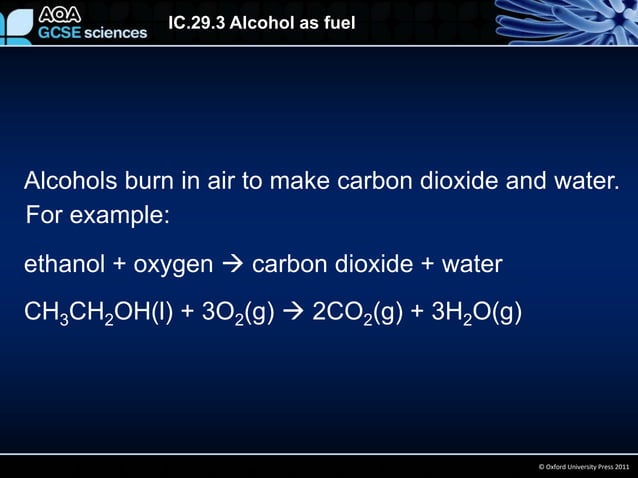 Alcohol as fuel-Properties of alcohols as fuels.ppt | Alcoholic ...