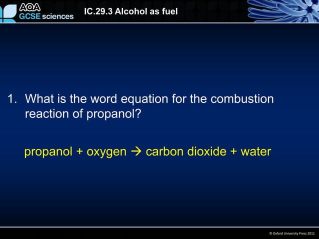 Alcohol as fuel-Properties of alcohols as fuels.ppt | Alcoholic ...