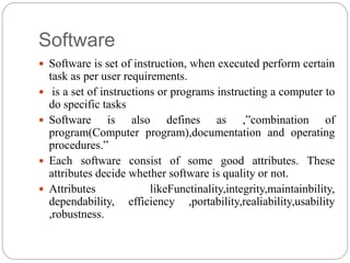 Software Specifications with details exp | PPT