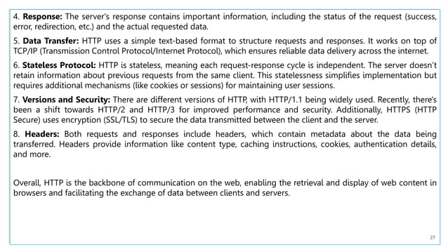 UNIT-1.pptx that contains the web and internet of tecnology | PPT