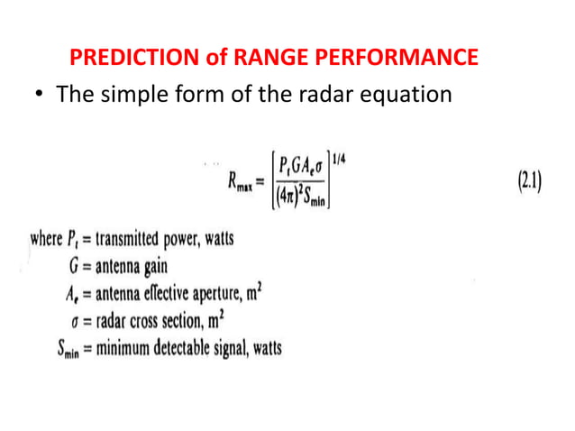 UNIT - 1principlea of radar information.pptx