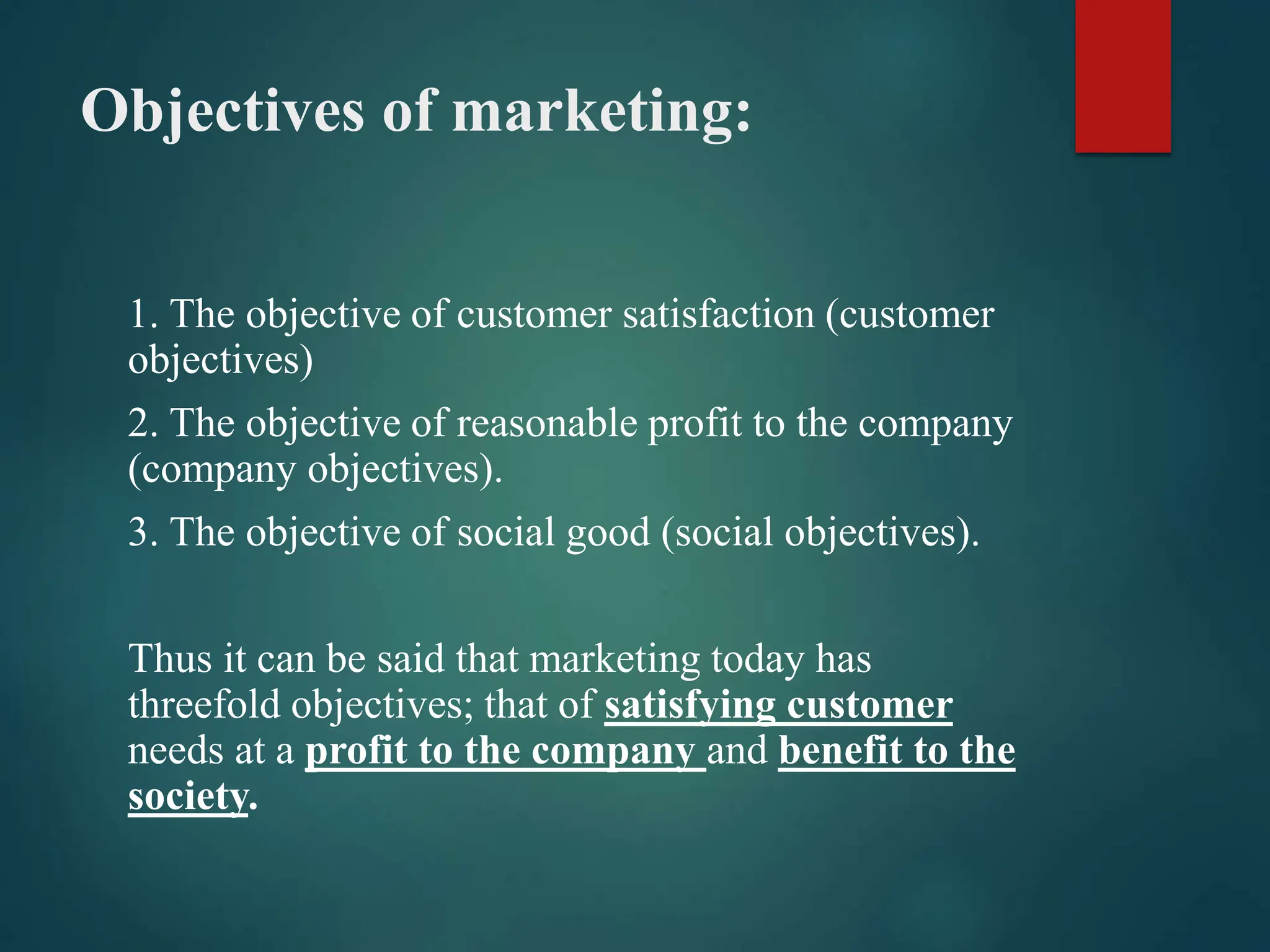 Principles of Marketing: Unit No. 1: Important notes for FYBBA students ...