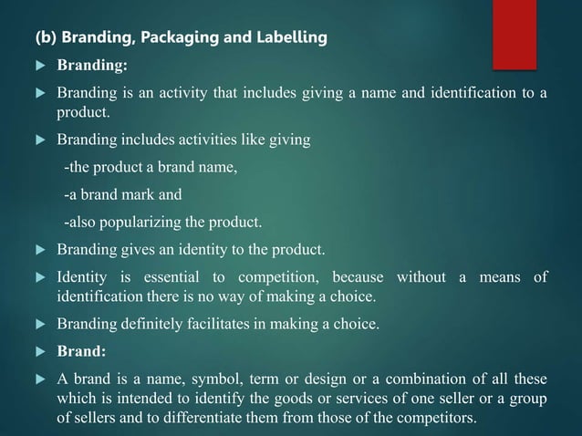 Principles of Marketing: Unit No. 1: Important notes for FYBBA students ...