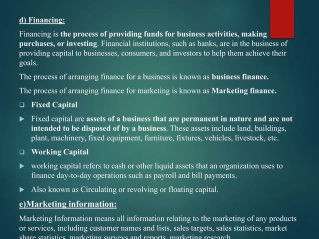 Principles of Marketing: Unit No. 1: Important notes for FYBBA students ...