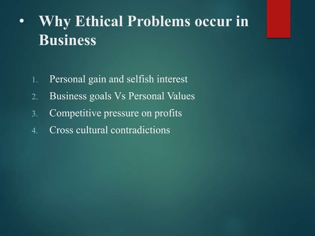 Business Ethics: CHAPTER 1: INTRODUCTION TO BUSINESS ETHICS | PPTX ...