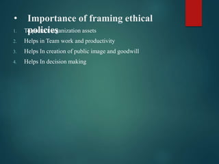 Business Ethics: CHAPTER 1: INTRODUCTION TO BUSINESS ETHICS | PPTX