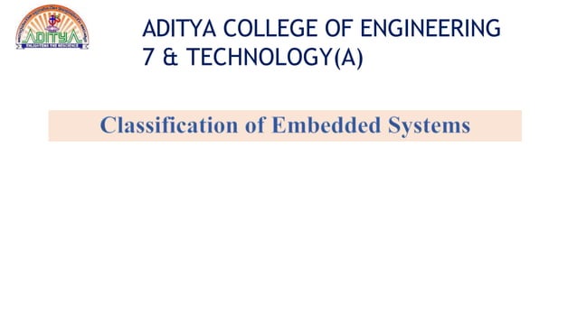 R20 REGULATION JNTUK EMBEDDED SYSTEMS UNIT-1 | PPTX | Computing | Technology & Computing