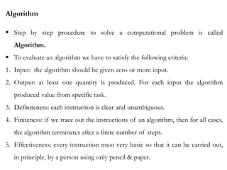 data structures using C 2 sem BCA univeristy of mysore | PPTX