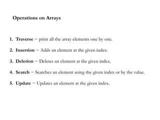 data structures using C 2 sem BCA univeristy of mysore | PPT