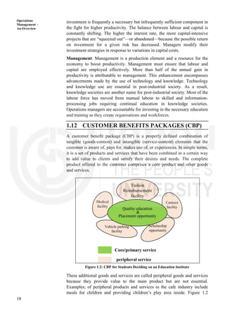 Unit-1 Operations management notes - MBA | PDF