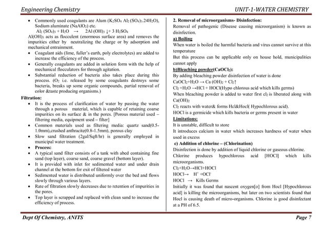 Water chemistry using engineering chemistry UNIT-1.pdf