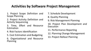 Introduction to Software Project Management: | PPTX
