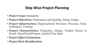 Introduction to Software Project Management: | PPTX