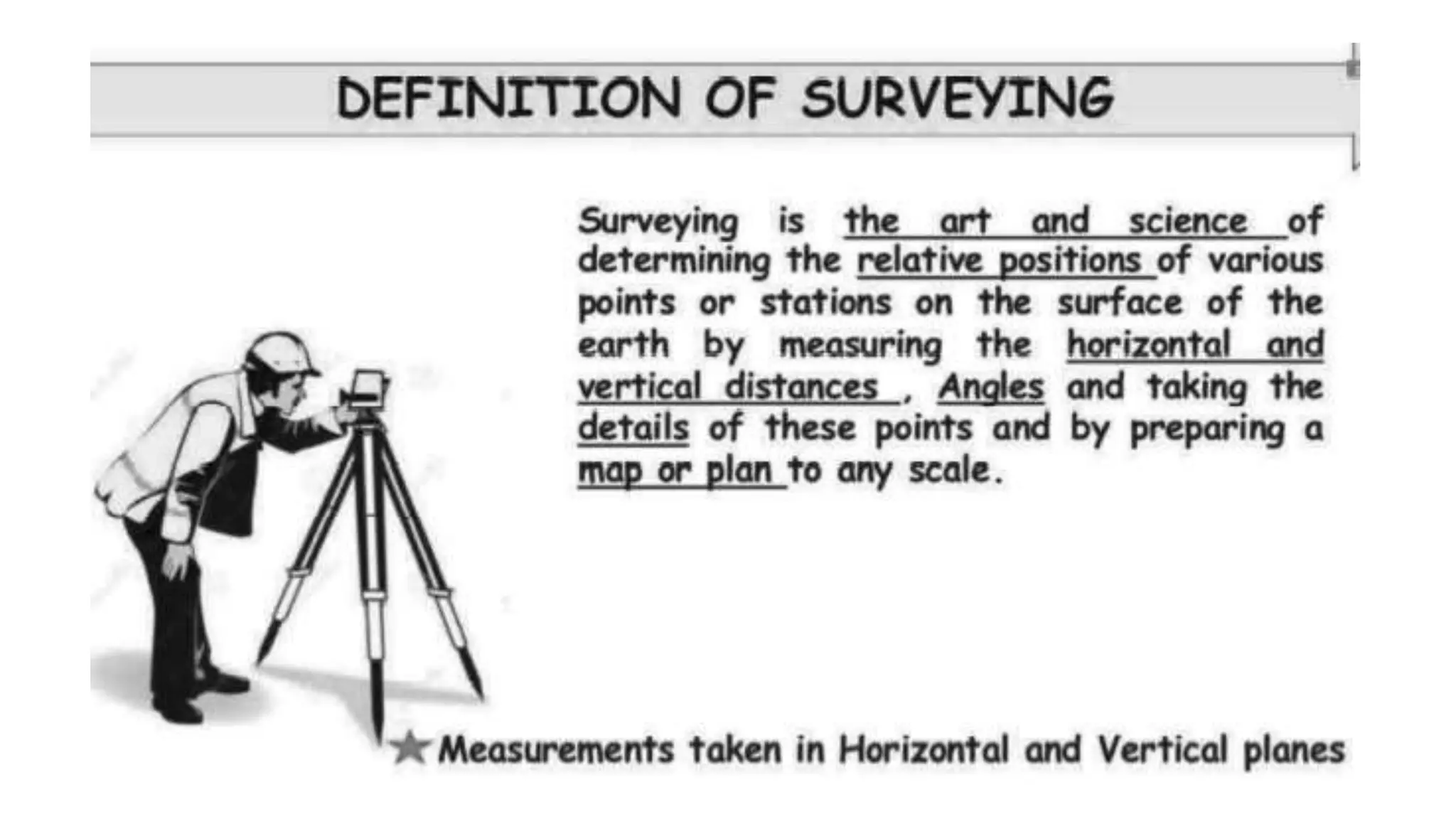 unit-1.ppt SURVEYING AND GEOMATICS CIVIL ENGINEERING | PPTX