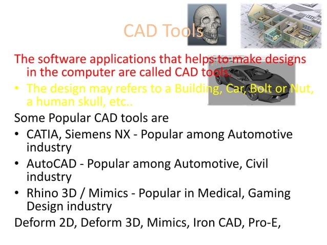 CADCAM: Product life cycle and CAD input, out puts advantages and | PPTX
