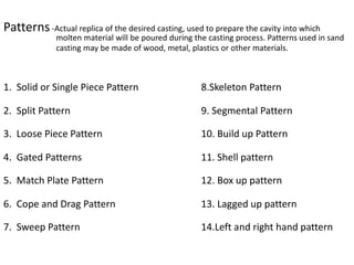 Manufacturing Process Unit-1 (AU2021Reg) | PPTX