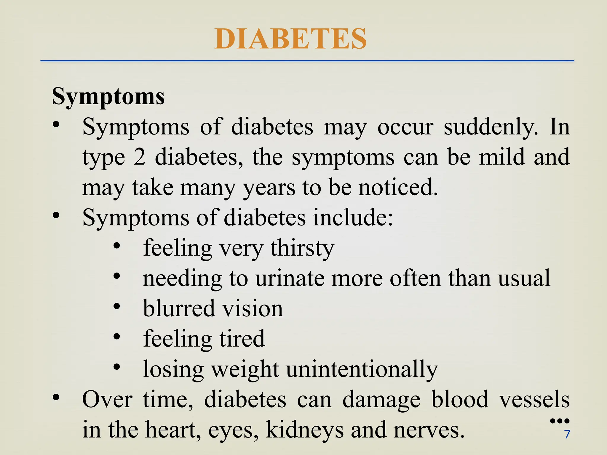 lifestyle diseases - diabetes mellitus - causes and effects | PPTX
