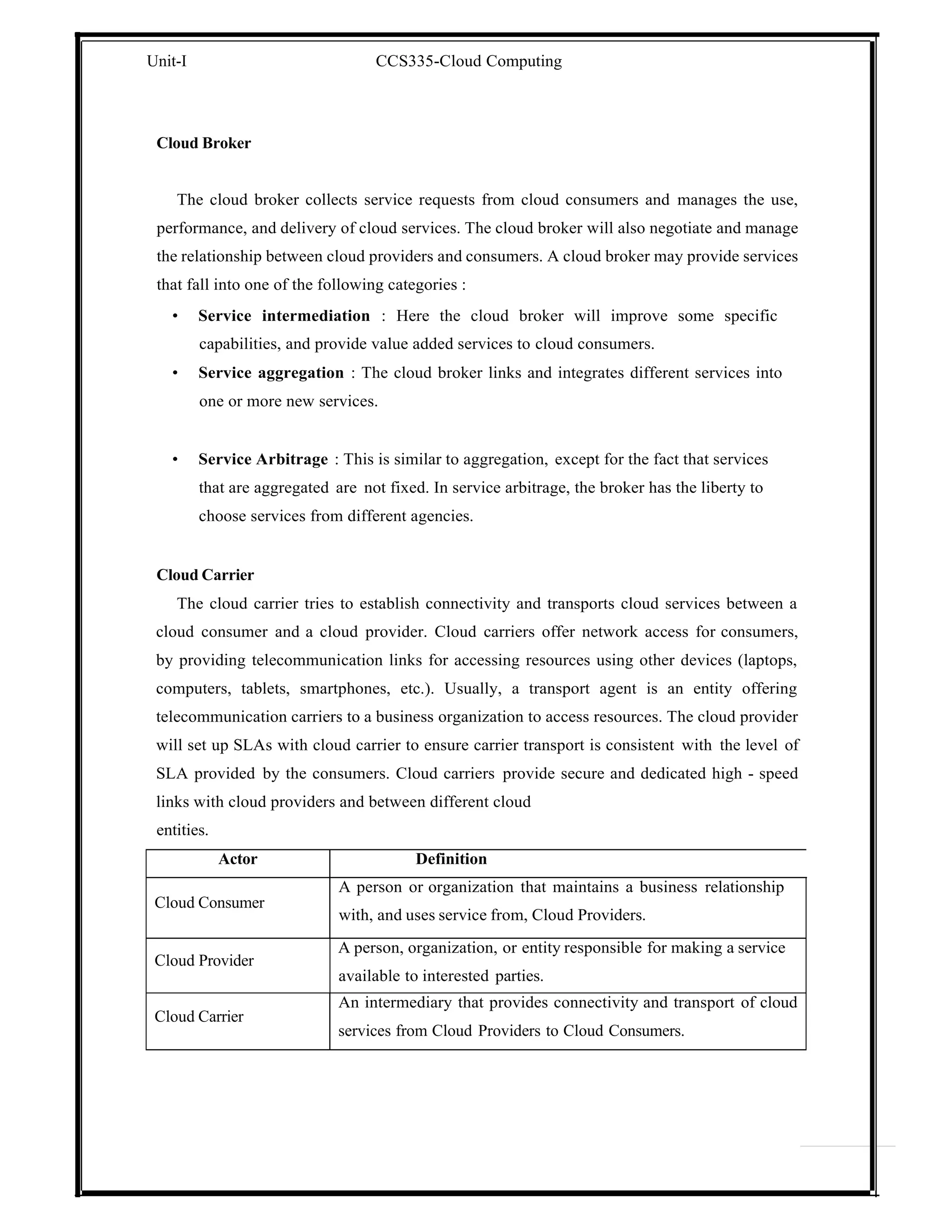 unit-1.pdf of cloud computing CCS335 anna university syllabus | PDF