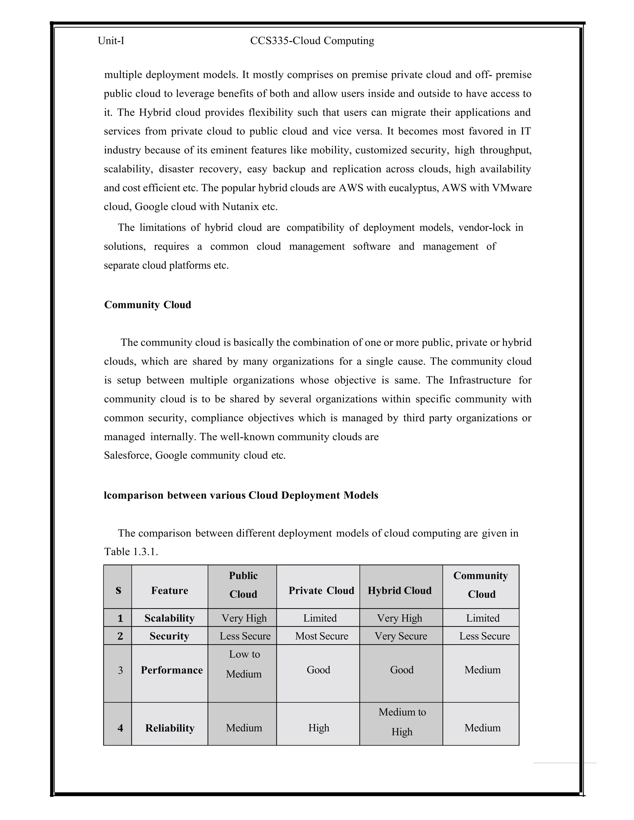 unit-1.pdf of cloud computing CCS335 anna university syllabus | PDF