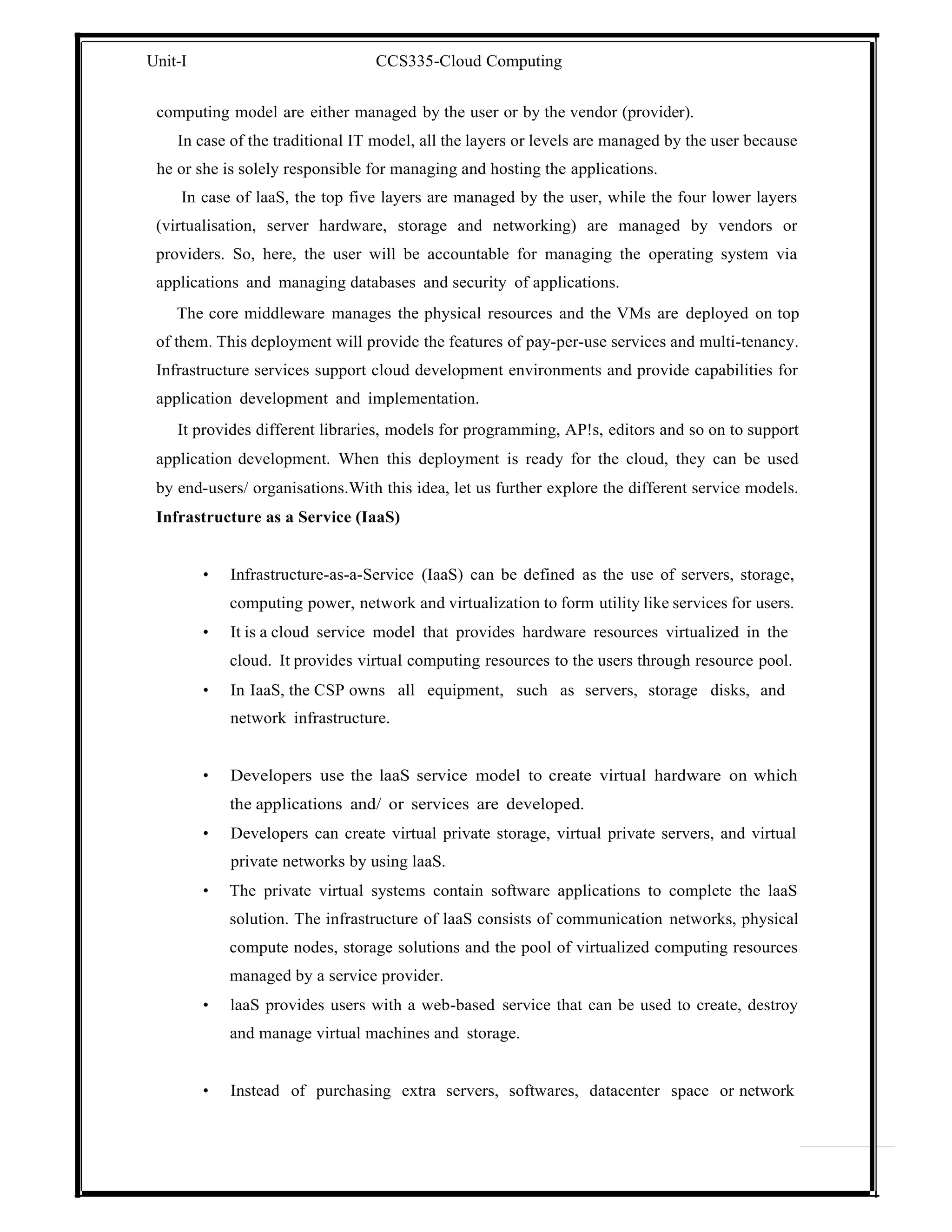 Unit 1 Pdf Of Cloud Computing Ccs335 Anna University Syllabus Pdf