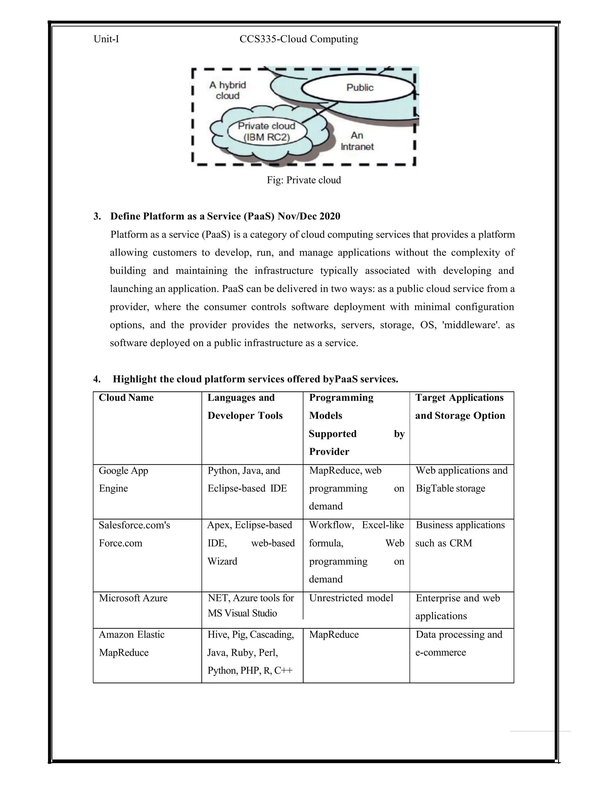 unit-1.pdf of cloud computing CCS335 anna university syllabus | PDF