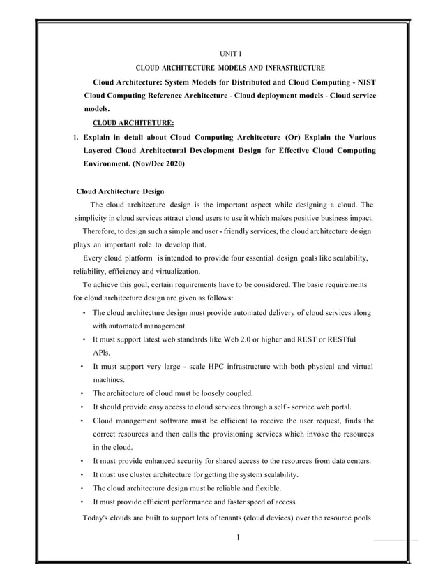 unit-1.pdf of cloud computing CCS335 anna university syllabus | PDF ...