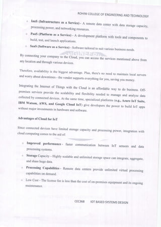 Unit-1. Introduction to Internet of things | PDF