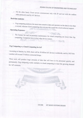 Unit-1. Introduction to Internet of things | PDF