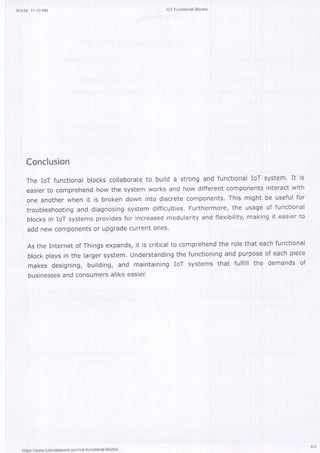 Unit-1. Introduction to Internet of things | PDF