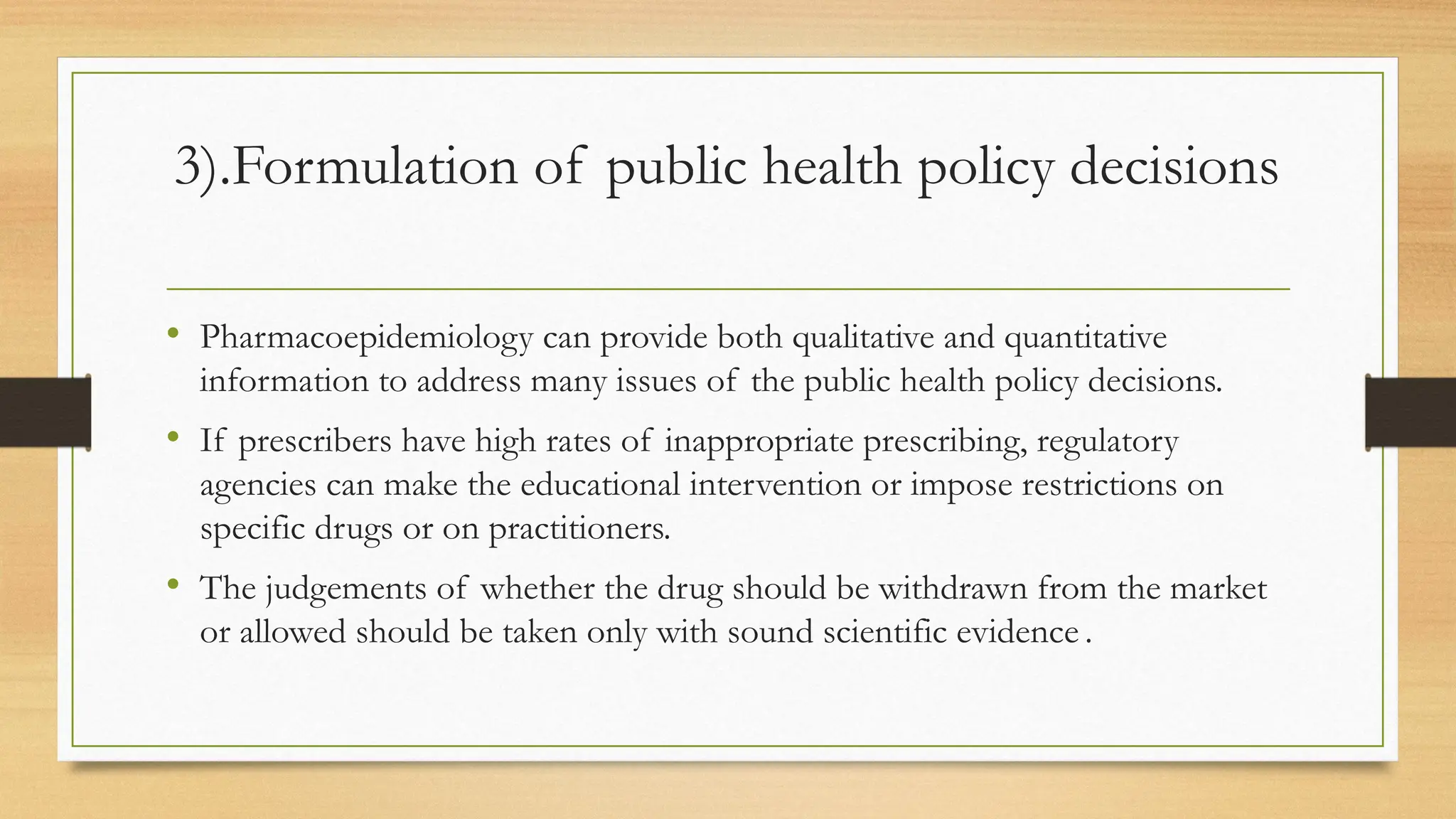 Introduction to pharmacoepidemiology-pharmacoeconomics | PPTX