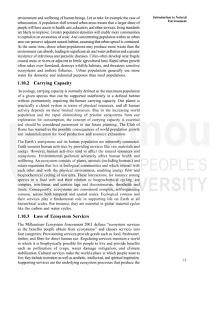 Unit-1.pdf introduction to natural enviromental | PDF