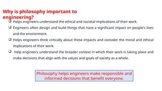 Philosophy of engineering SRM ramapuram engineering unit 1 | PPTX
